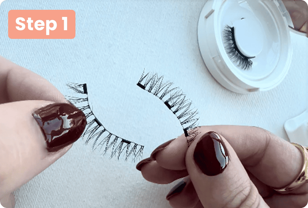 Giani Magnetic Lashes Application Guide